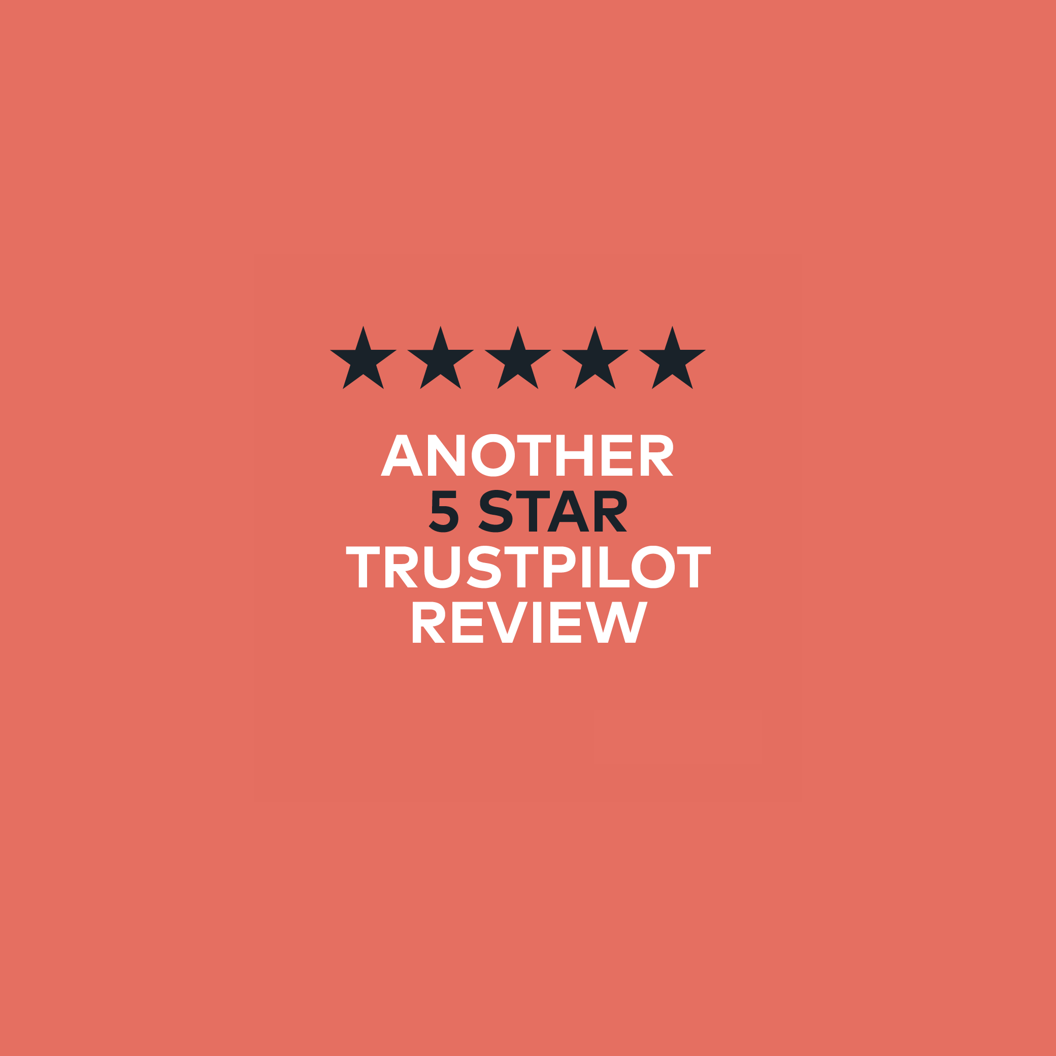 Celebrating 100% 5 star Trustpilot reviews - Chosen Home
